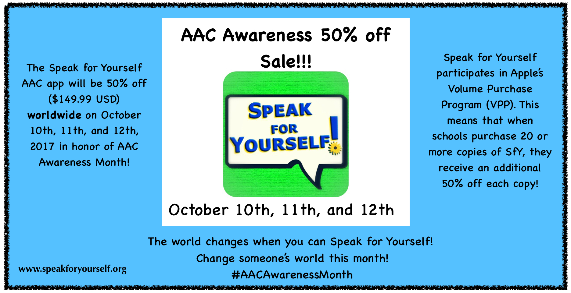 AACAwarenessSale | Speak For Yourself AAC